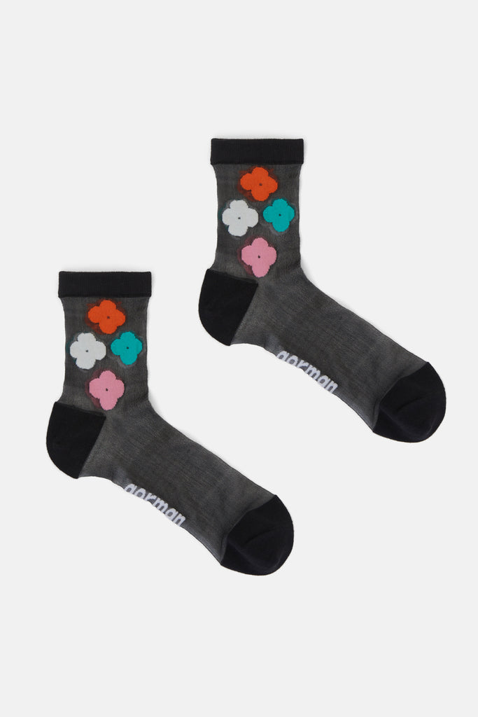 Sheer Multi Flower Sock – Gorman