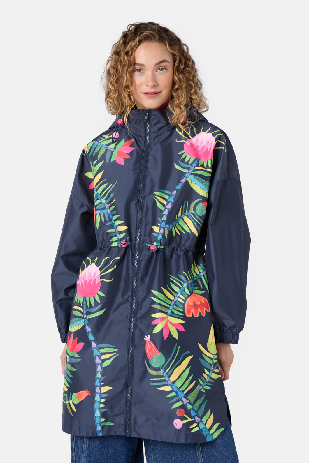 Pretty Protea Long Raincoat – Gorman