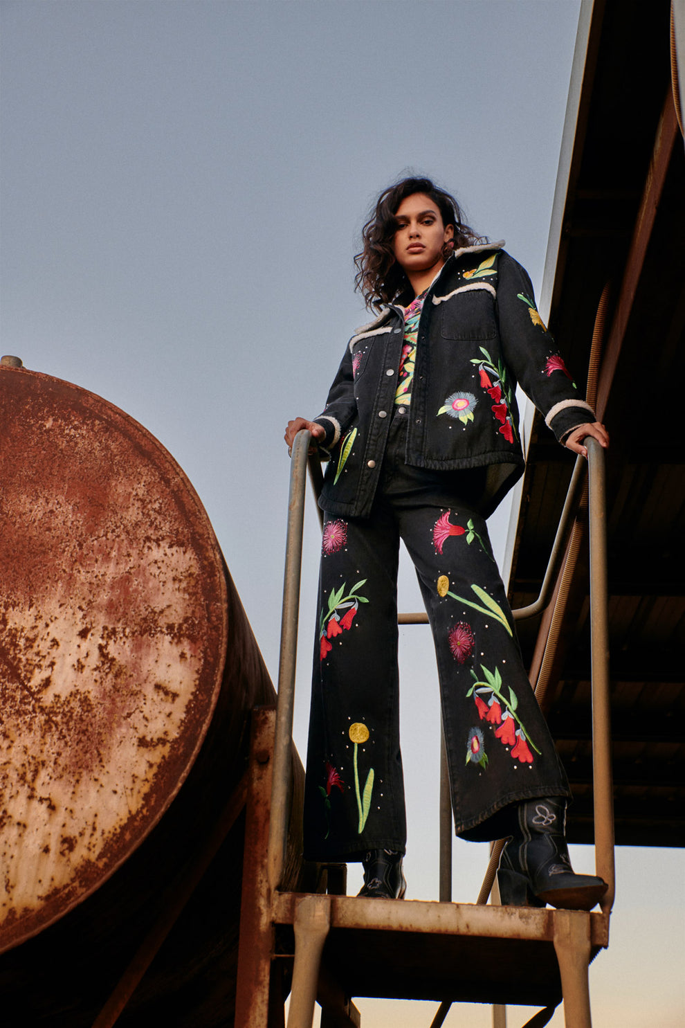 Winter Waratah Embroidered Jeans – Gorman