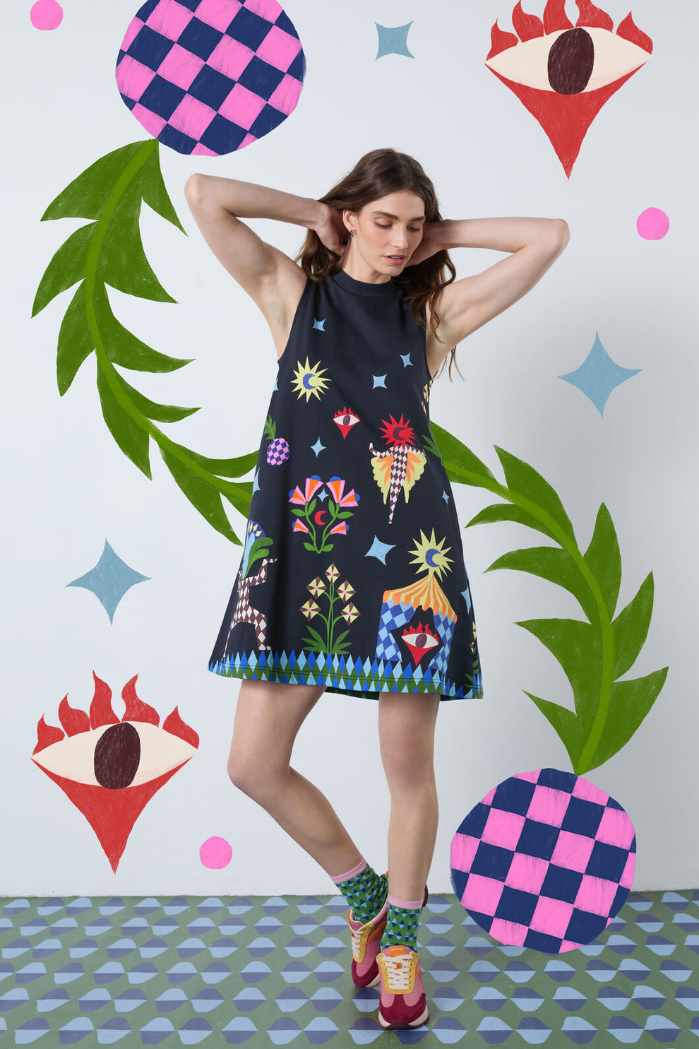 Luna Cirque Jersey Dress – Gorman