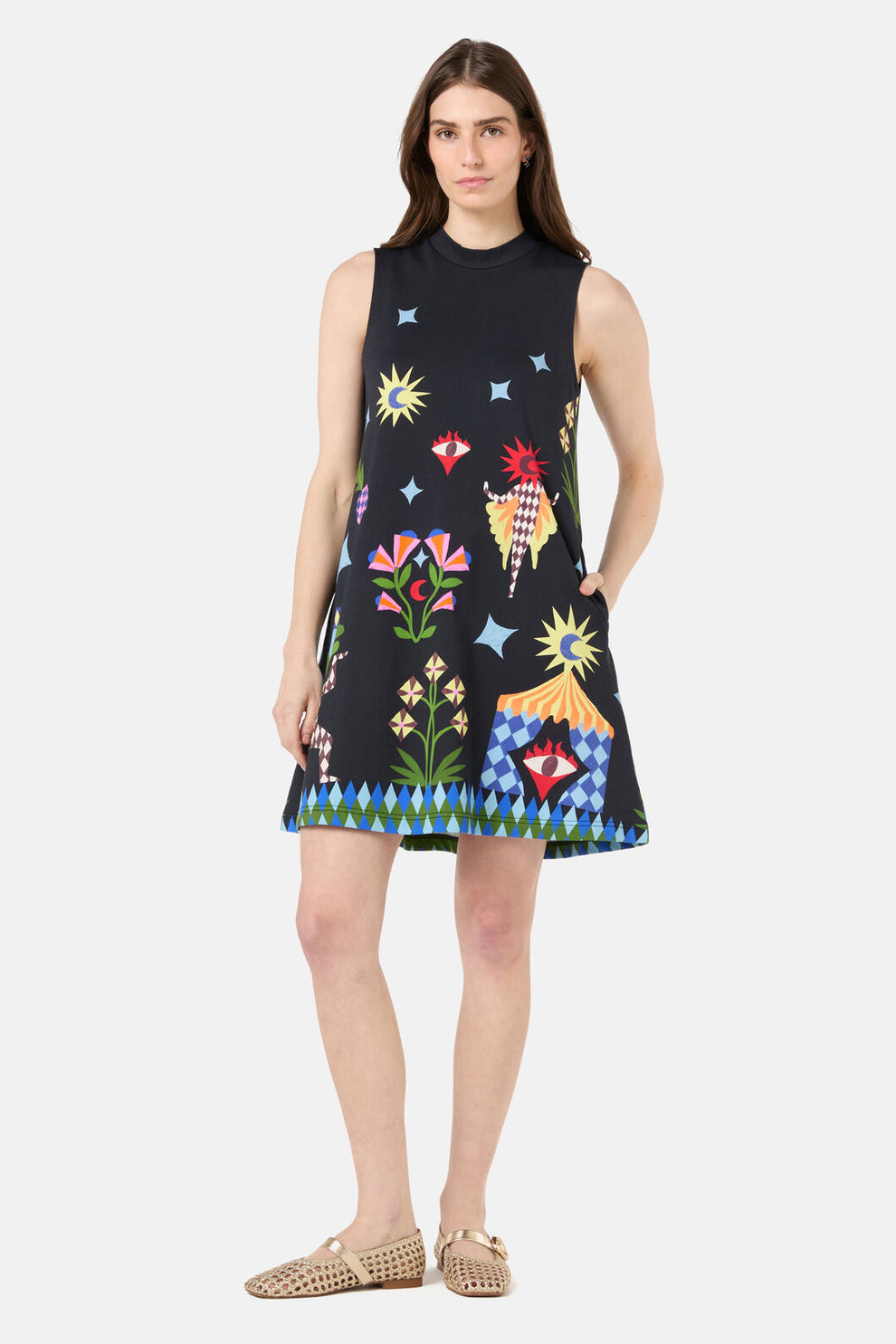 Luna Cirque Jersey Dress – Gorman