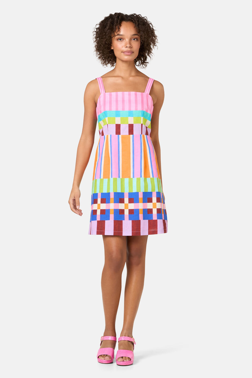 Holiday Stripe Mini Dress – Gorman