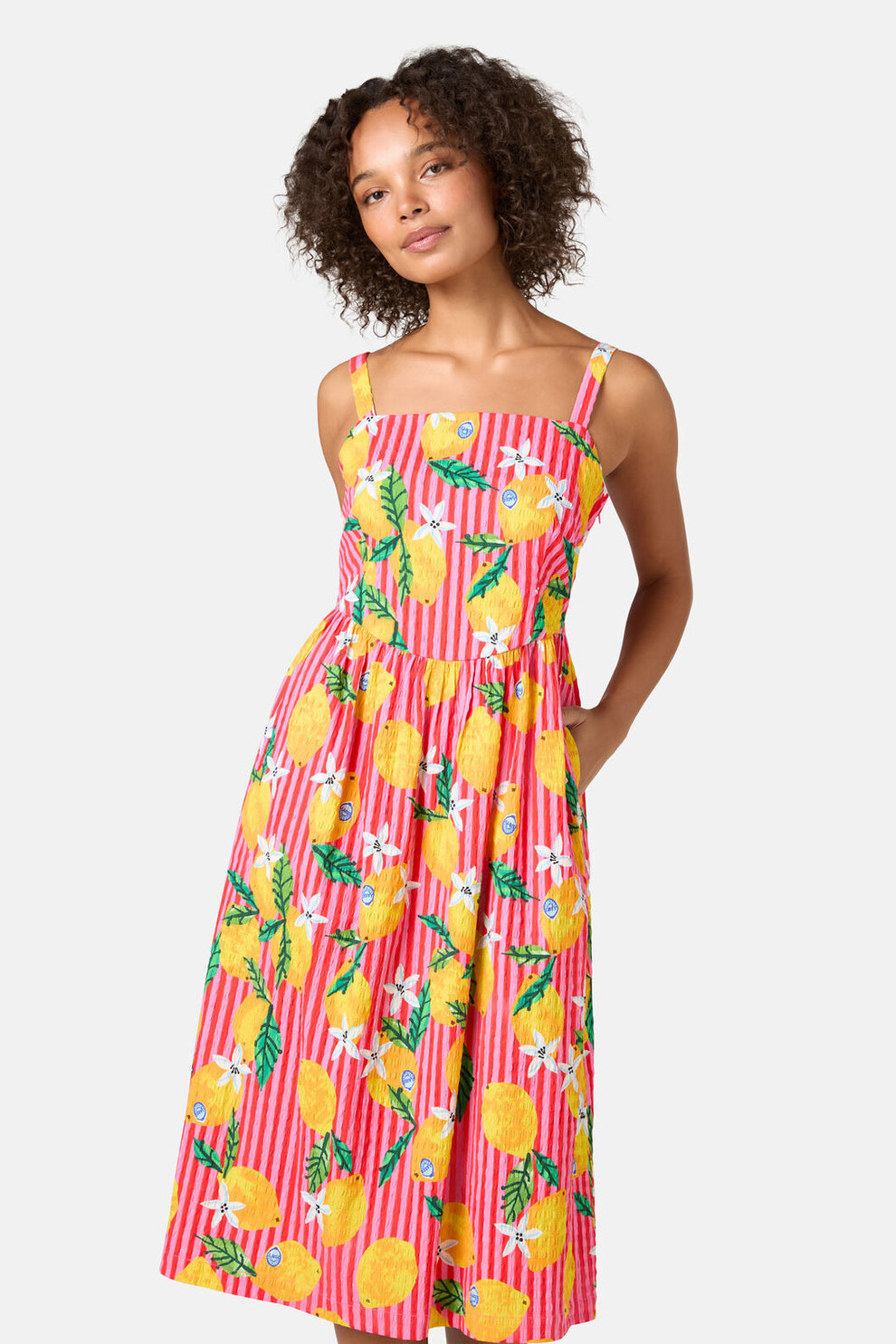 Lemonade Print Summer Dress – Gorman