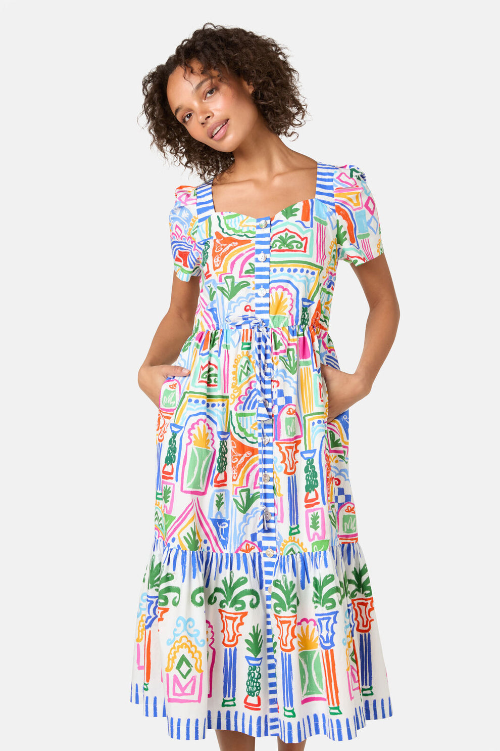 Atrium Print Midi Dress – Gorman