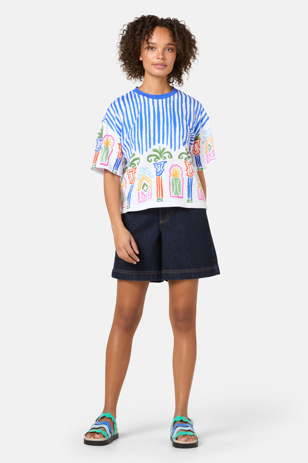 Atrium Print Relaxed Tee – Gorman