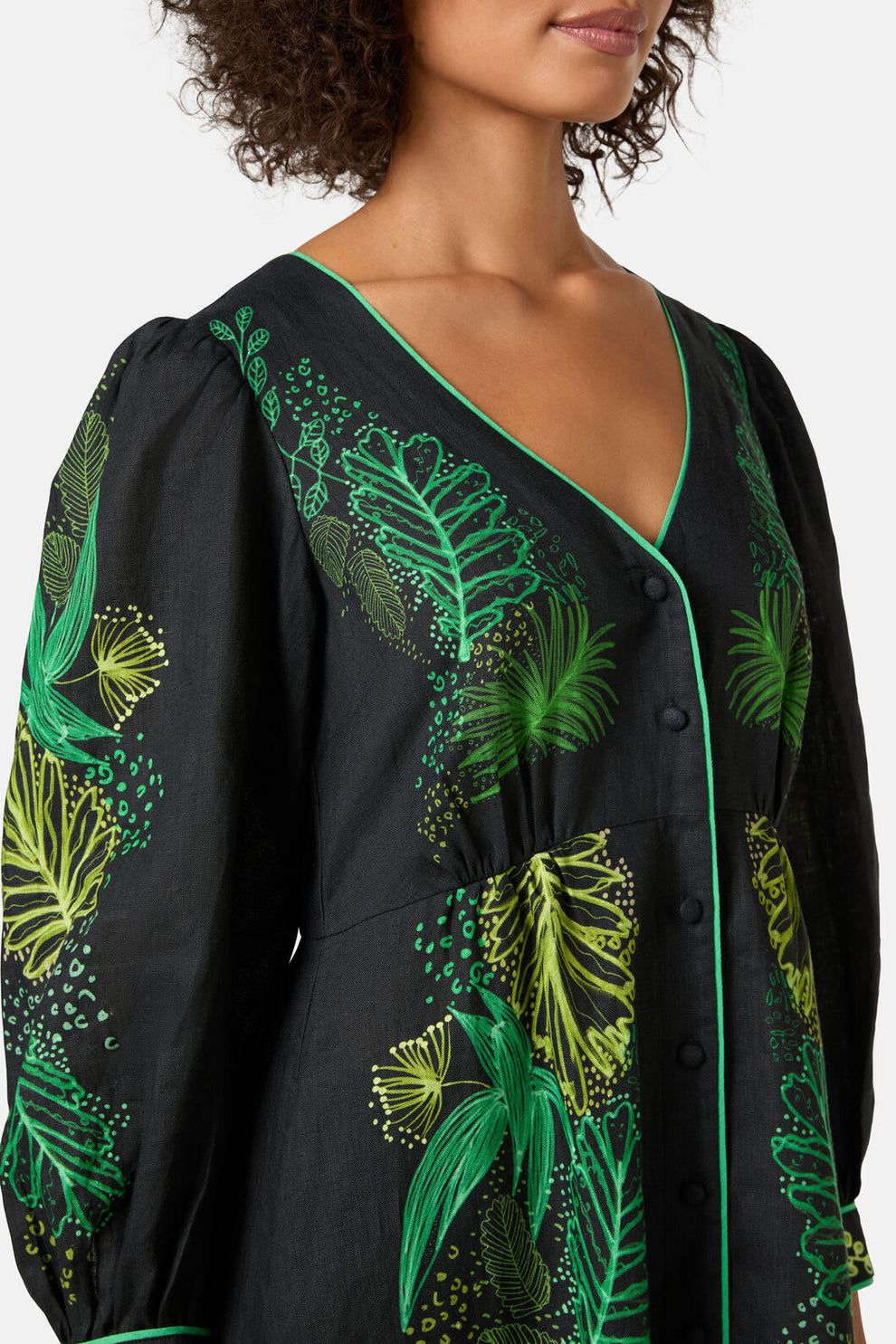 Tree Fern Print Party Dress – Gorman
