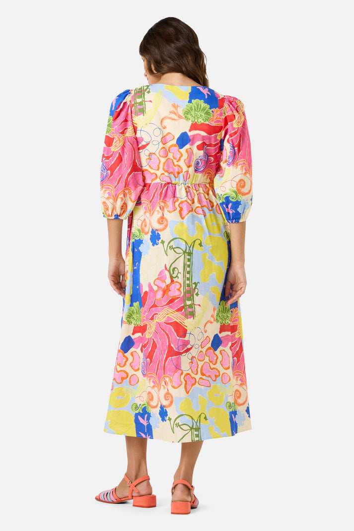 Fleur Tango Print Long Dress – Gorman