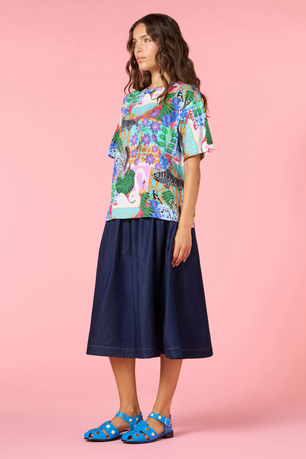 All Things Print Oversize Tee – Gorman