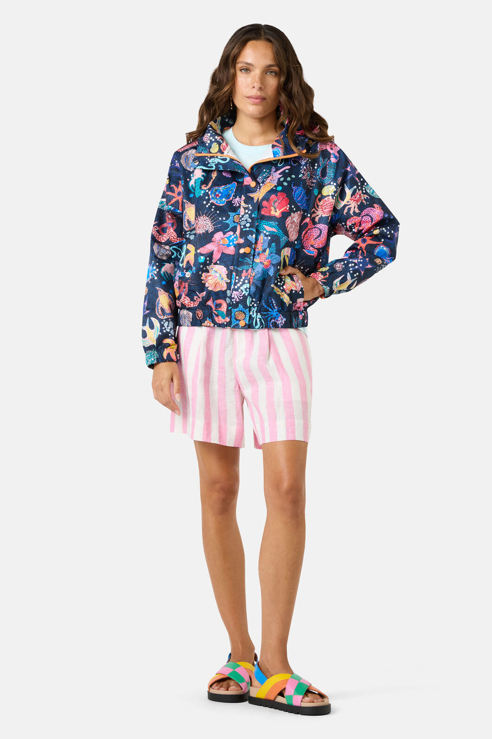 Mermaid Print Raincoat – Gorman
