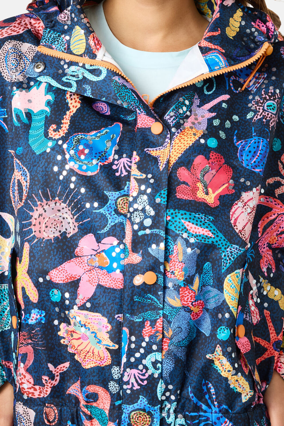Mermaid Print Raincoat – Gorman