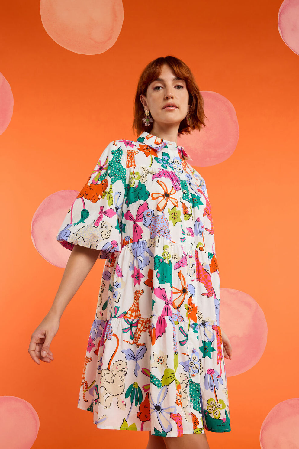 So Fetch Print Shirt Dress – Gorman