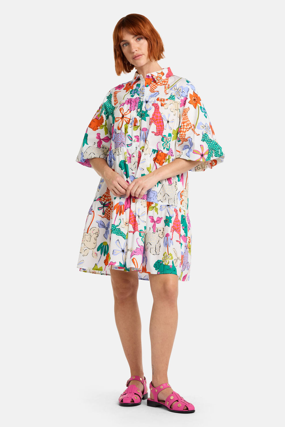 So Fetch Print Shirt Dress – Gorman