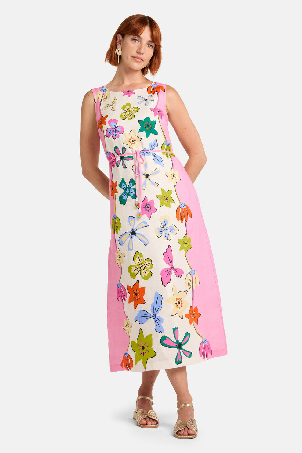 Daisy Chain Print Long Dress – Gorman