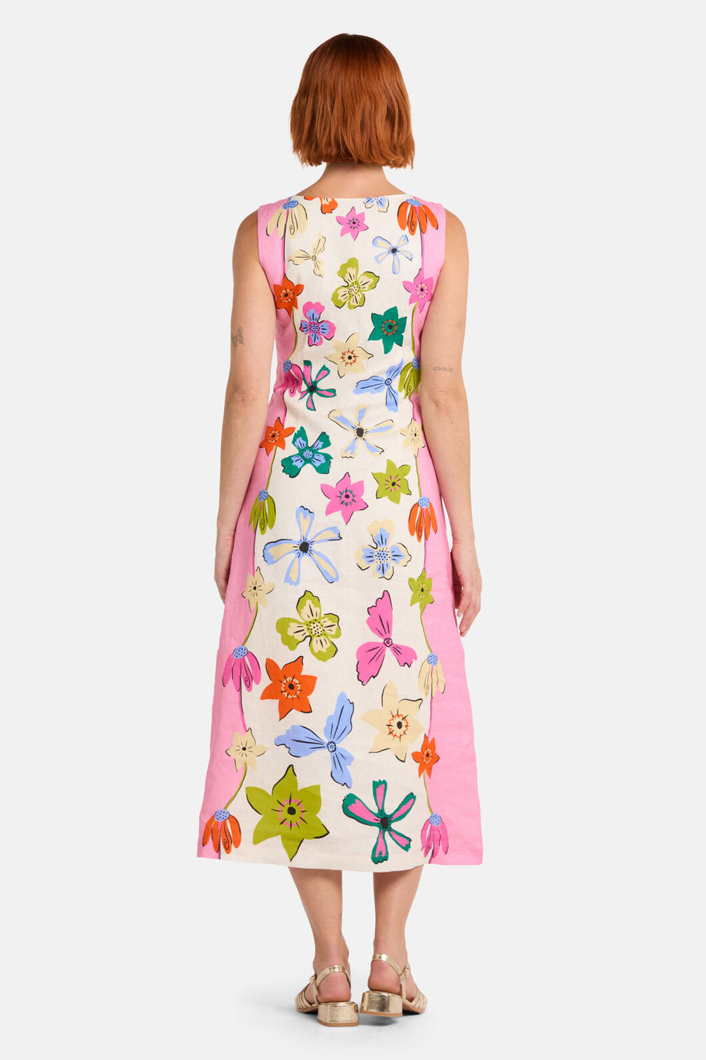 Daisy Chain Print Long Dress – Gorman