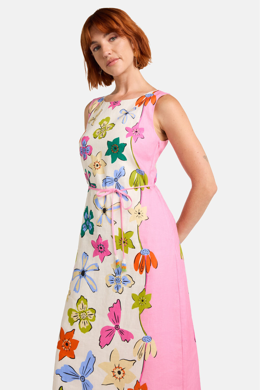 Daisy Chain Print Long Dress – Gorman