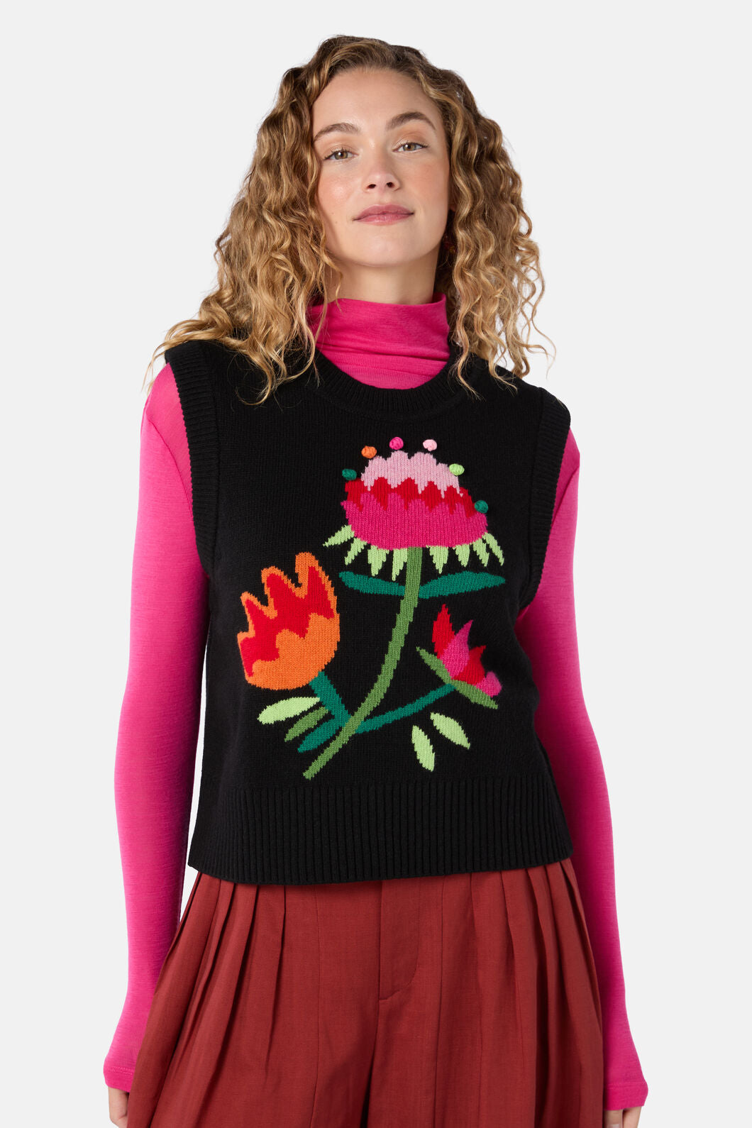 Pretty Protea Knit Vest – Gorman