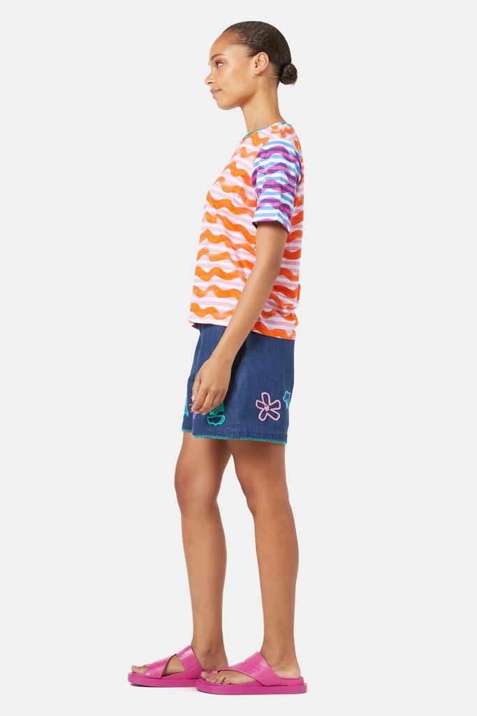 Squiggle Stripe Tee – Gorman