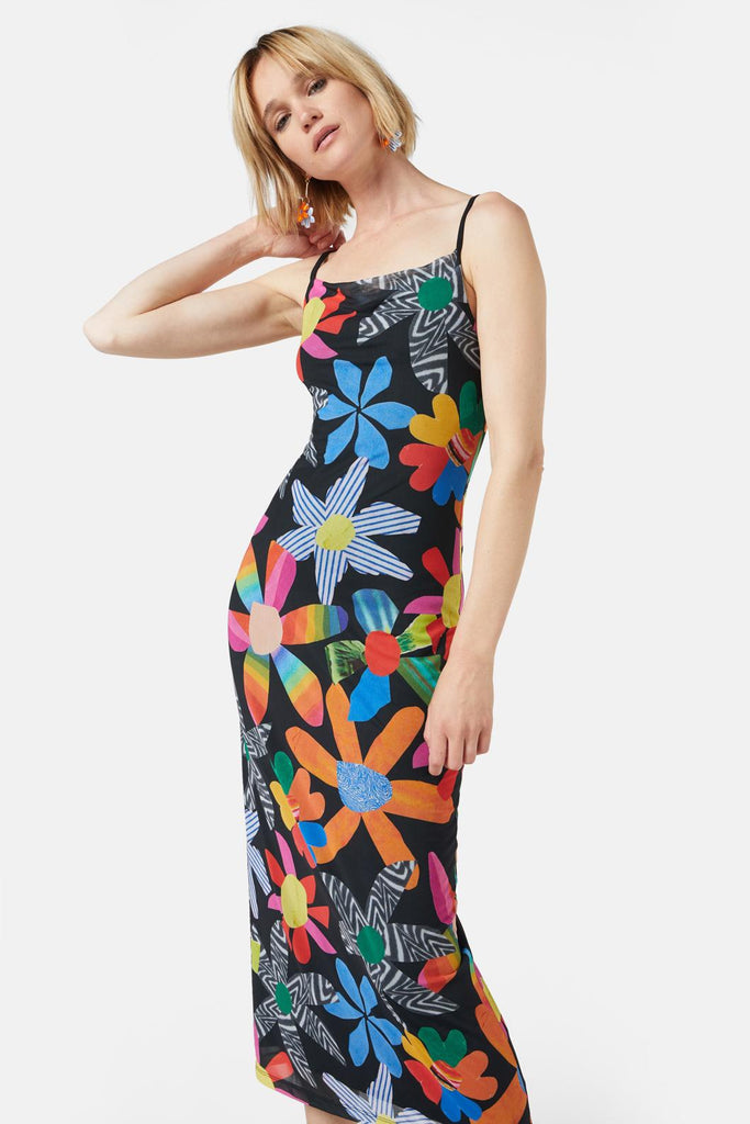 Rainbow Flower Mesh Dress – Gorman