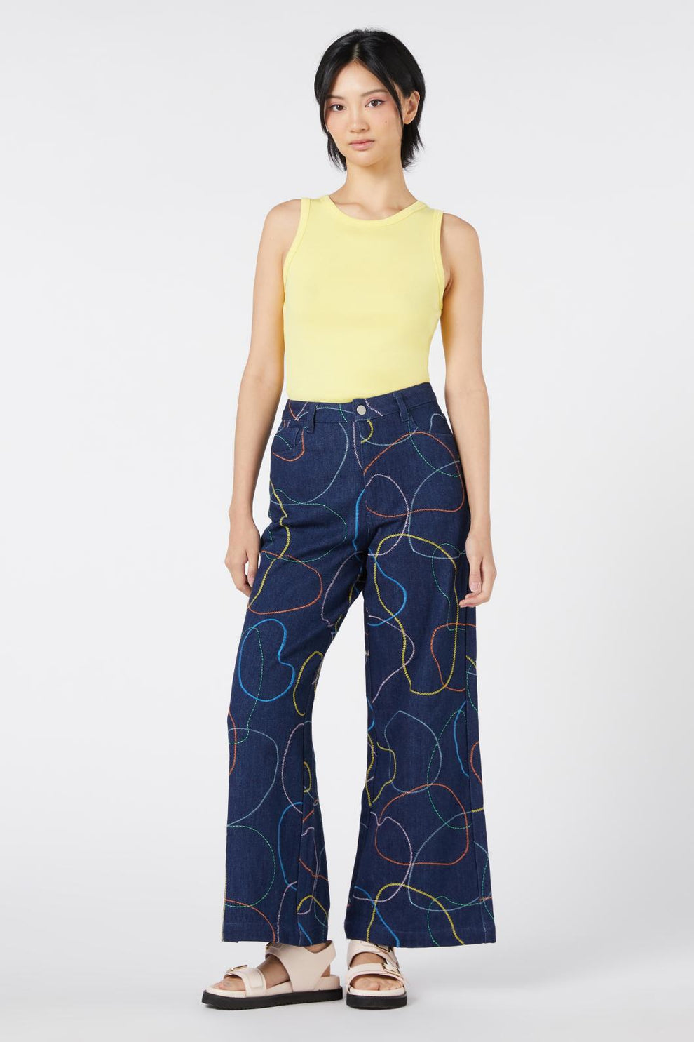 Taking A Trip Embroidered Jean – Gorman