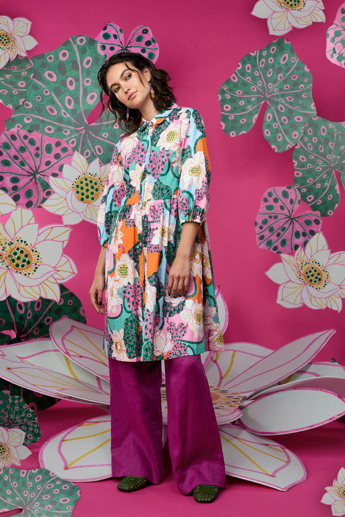 Lotus Leopard Smock Dress – Gorman