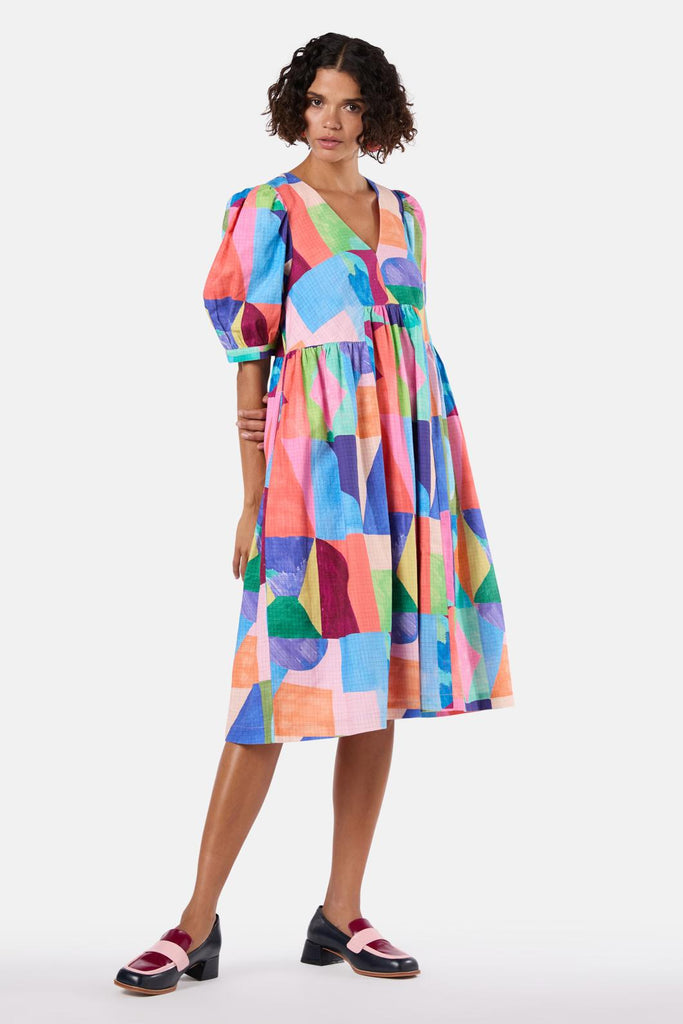 Cutting Shapes Smock Dress – Gorman