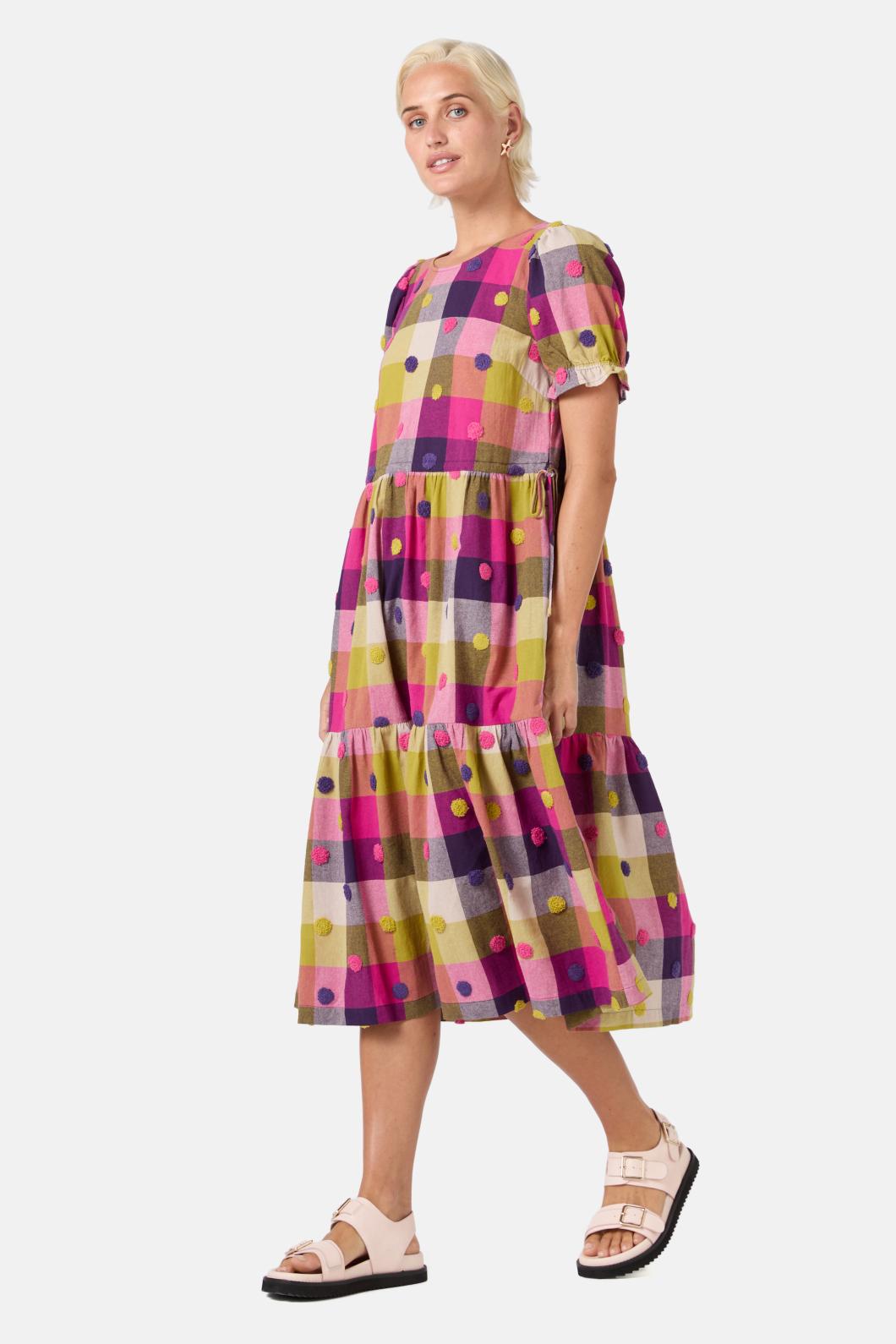 Polka Spot Gingham Dress – Gorman