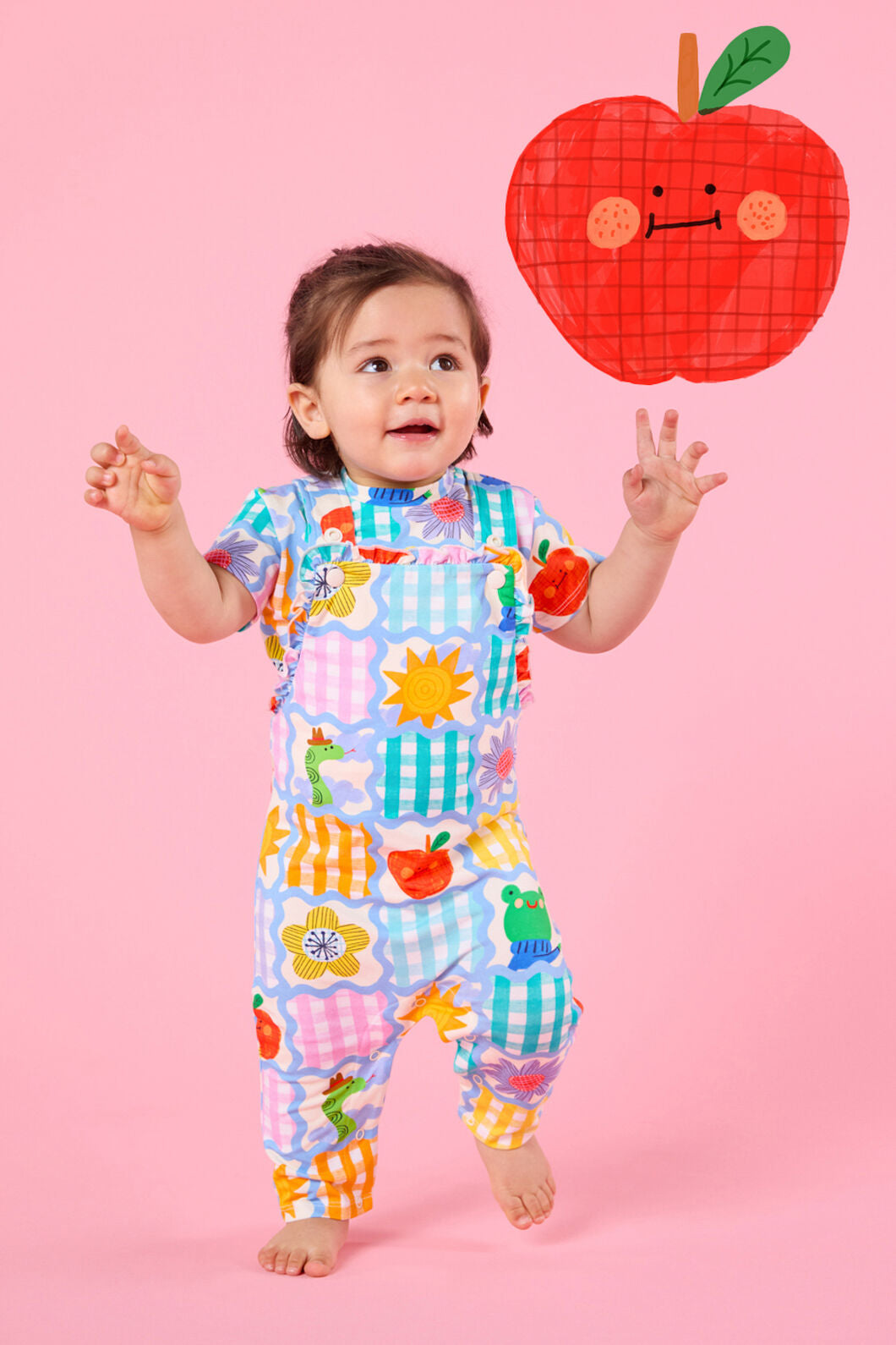 Jumble Check Baby Overalls – Gorman