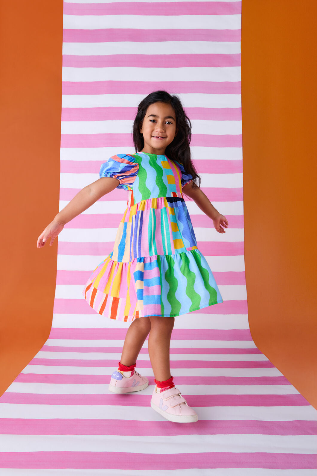 Stripe Mix Kids Dress – Gorman