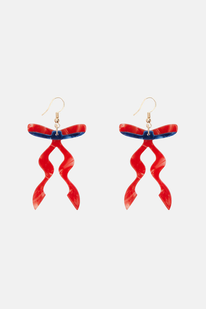 Red Ribbon Earrings – Gorman