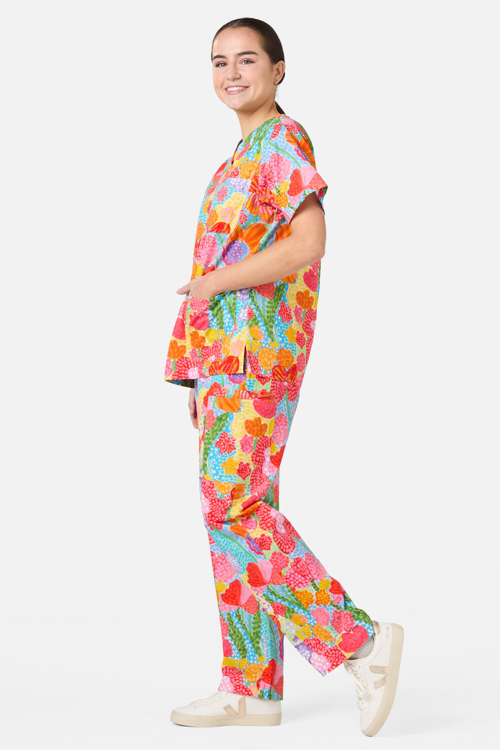 Spotted Flower Scrub Set – Gorman