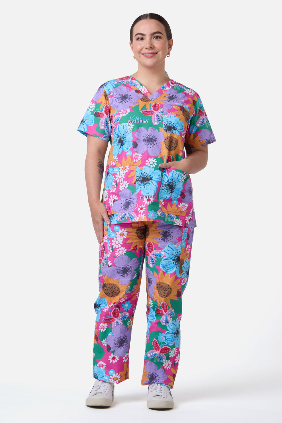 Floral Bouquet Scrub Set – Gorman