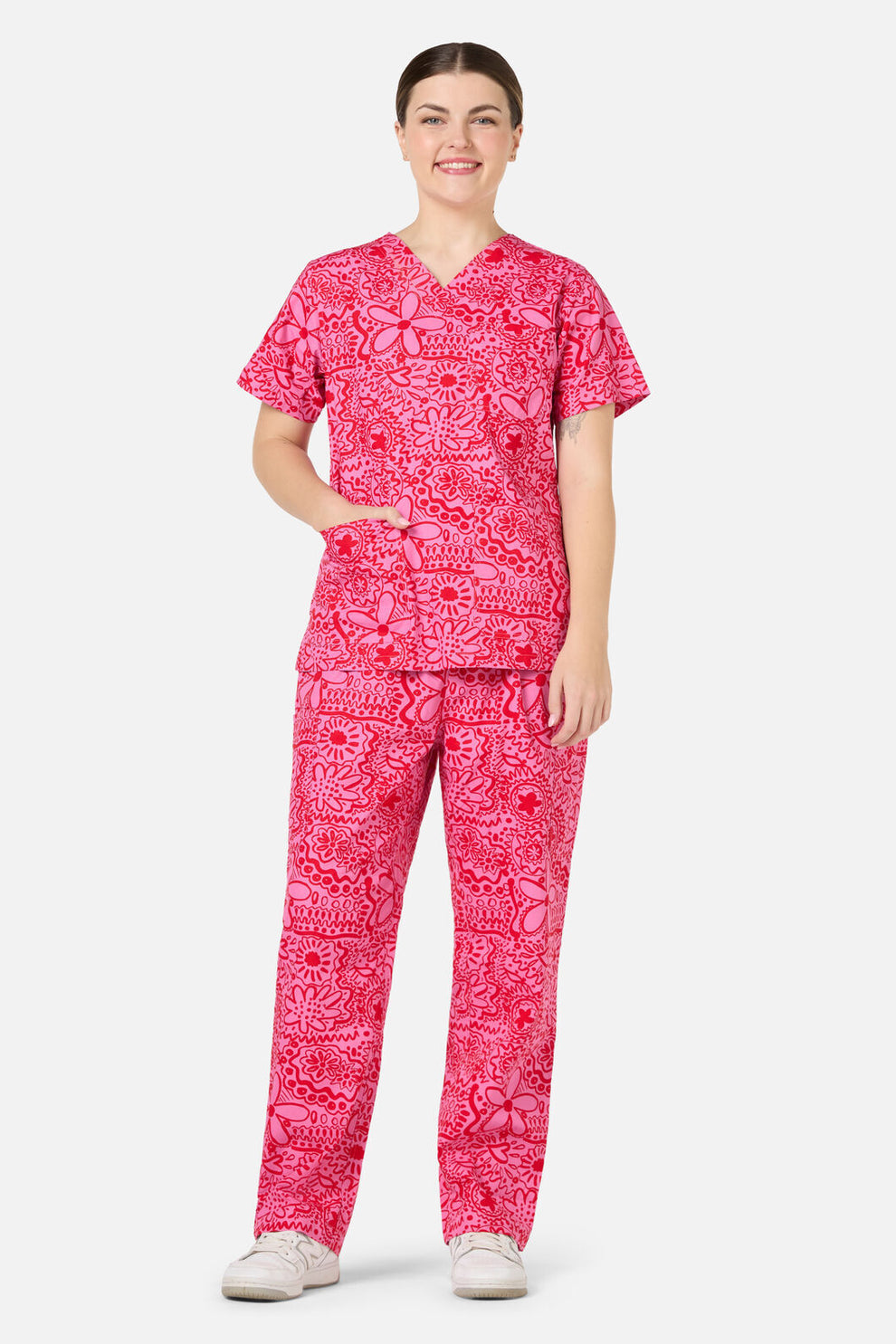 Pink Daisy Mae Scrub Set – Gorman