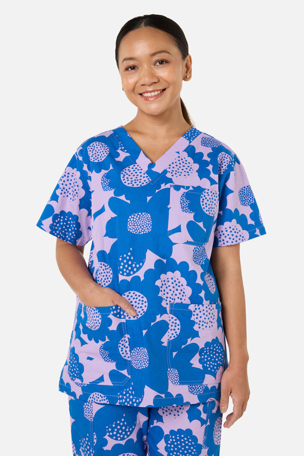 Jumbo Flowers Scrub Set – Gorman