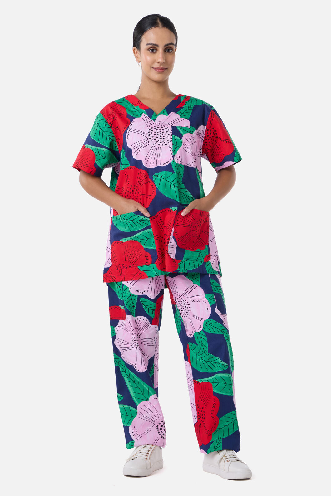Camellia Floral Scrub Set – Gorman