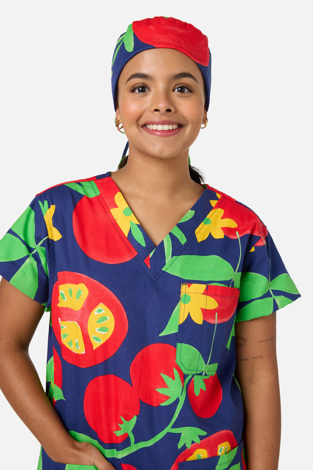 Tomato Salad Scrub Hat – Gorman