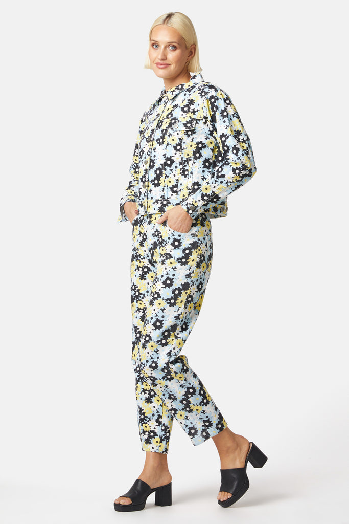 Micro Floral Denim Jacket – Gorman