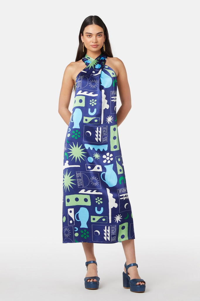 El Verano Halter Slip Dress – Gorman