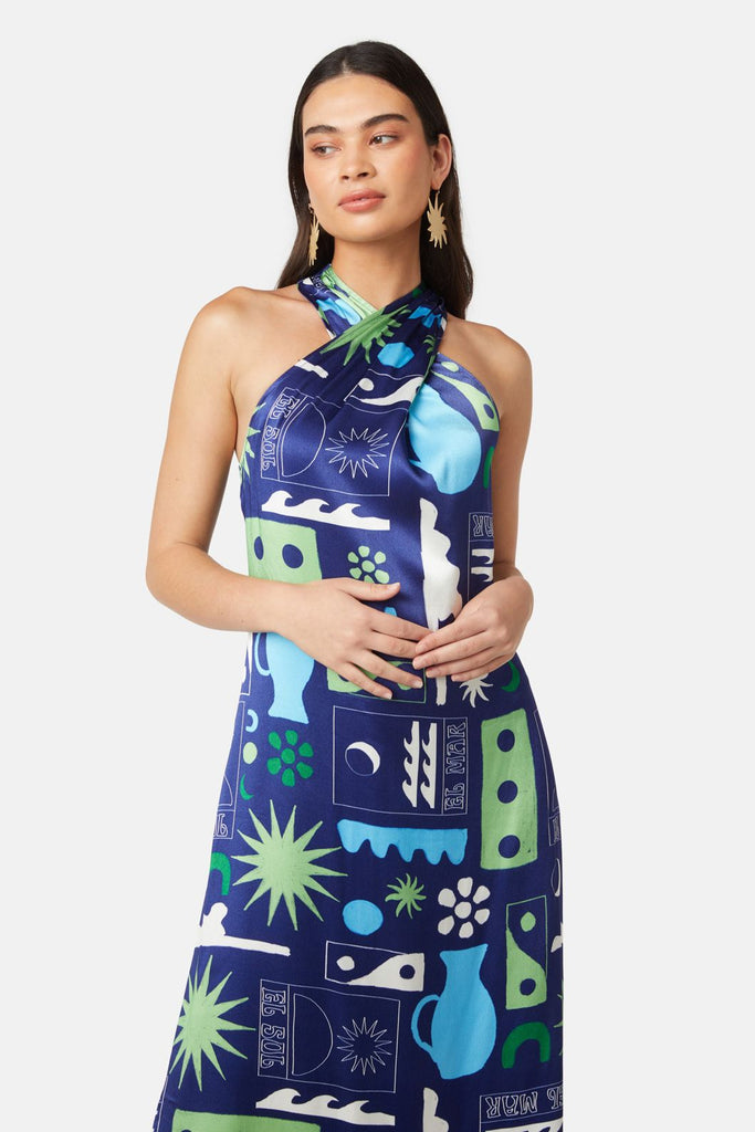 El Verano Halter Slip Dress – Gorman