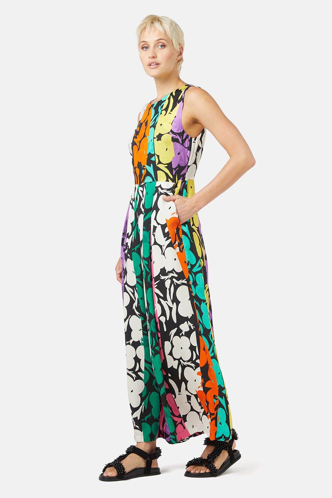 Flower Stripe Pantsuit – Gorman