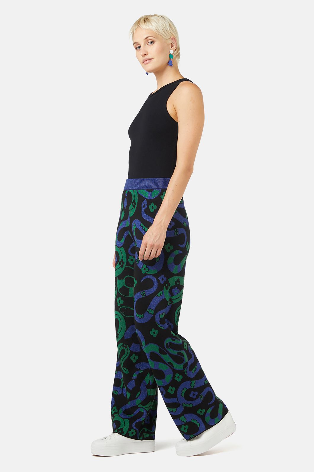 Flower Snake Knit Pant – Gorman